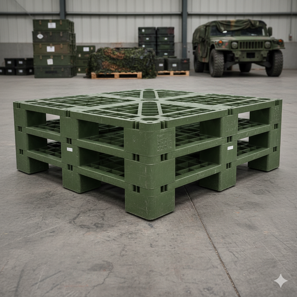 Pallet Plastik Military Grade - PT. Bumimulia Indah Lestari